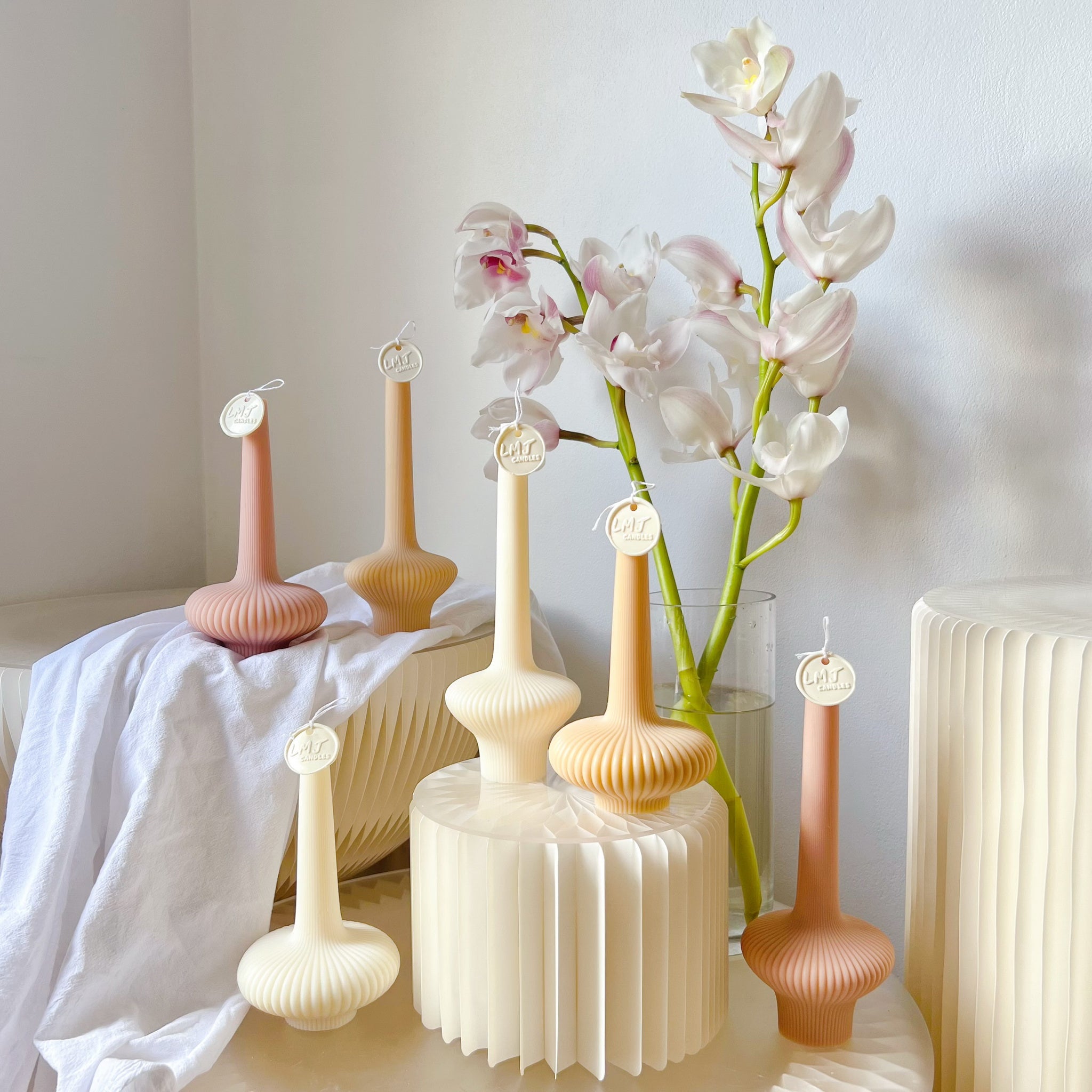 Vase Shaped Candle - A Centerpiece of Beauty | LMJ Candles